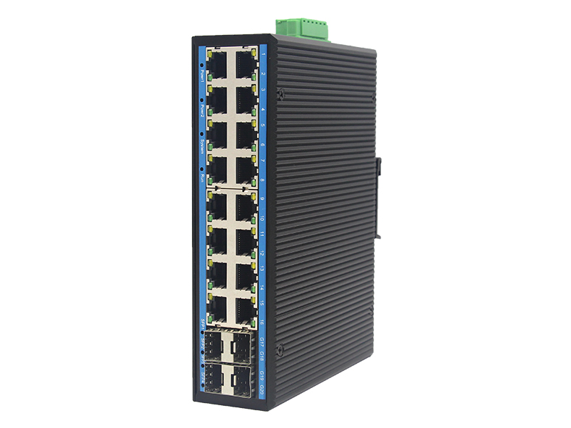 Best Din Rail Gigabit 16 Port RJ45 4 Port SFP Unmanaged Industrial ...