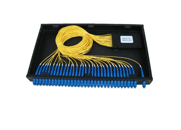 19 Inch Rack Chassis Optical PLC Splitter 1x8, 1x16, 1x32, 2x32