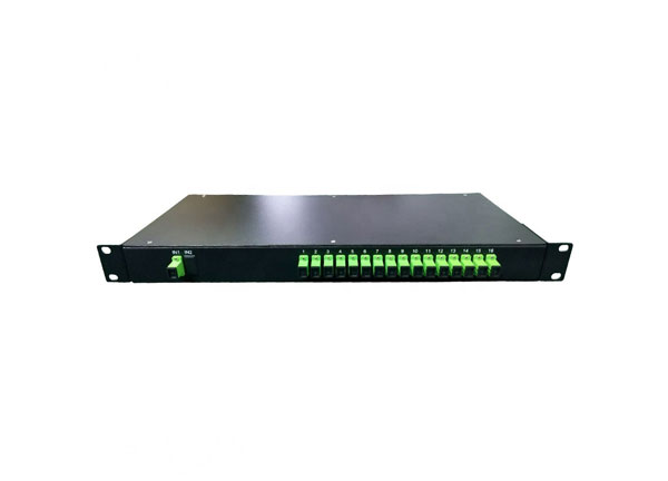 19 Inch Rack Chassis Optical PLC Splitter 1x8, 1x16, 1x32, 2x32