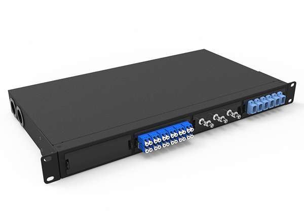 Hot Sales 1U Rack Mount MTP MPO Fiber Optic Patch Panel LC Duplex ...