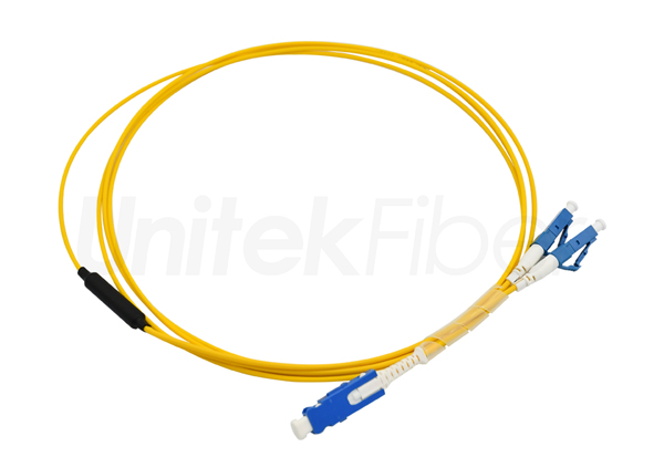 High Quality Ribbon Bare Fiber Optic Jumper LC/APC-LC/APC 12 Colors cores